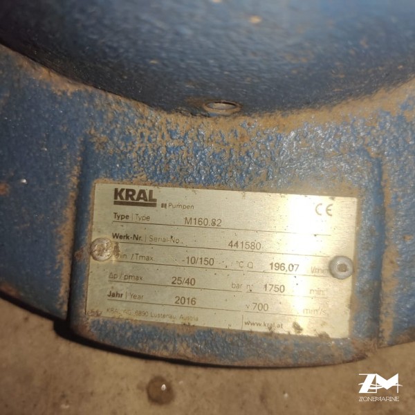 KRAL M160.82 SCREW PUMP In Stock for Sale - Zone Marine